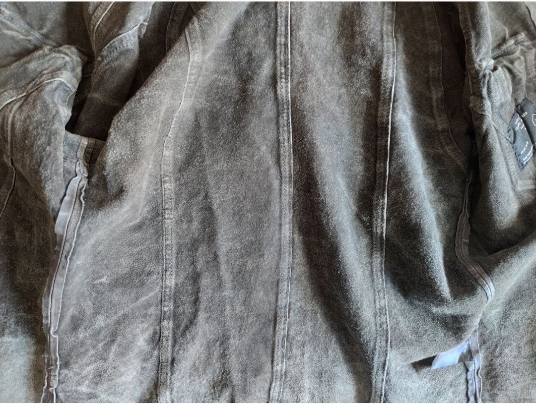 Allsaints All saints wrinkled Lamb Leather Jacket Elephant Slim Fit ...