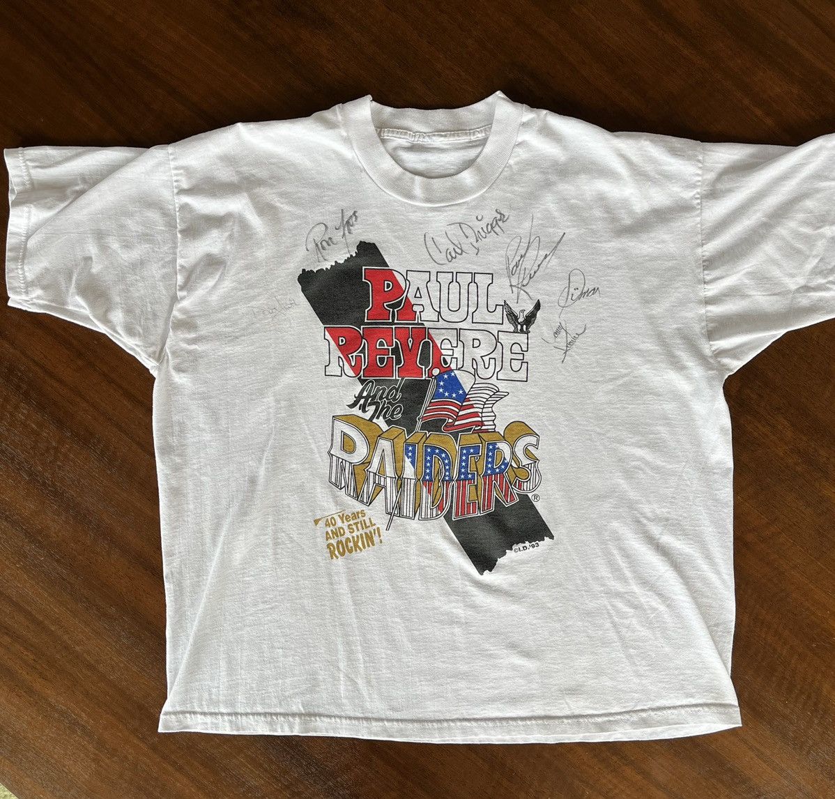 Band Tees × Vintage Vintage Signed Band T | Grailed