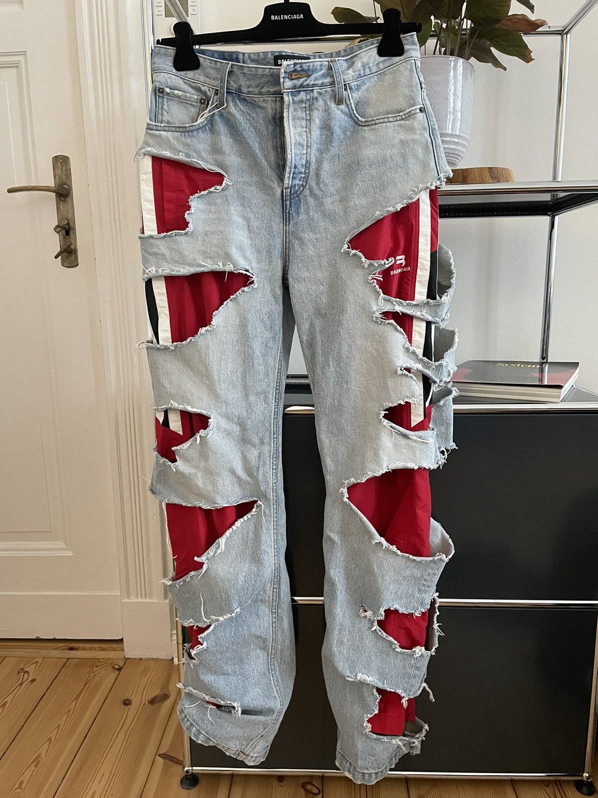 Balenciaga Balenciaga Slashed denim jeans XS | Grailed