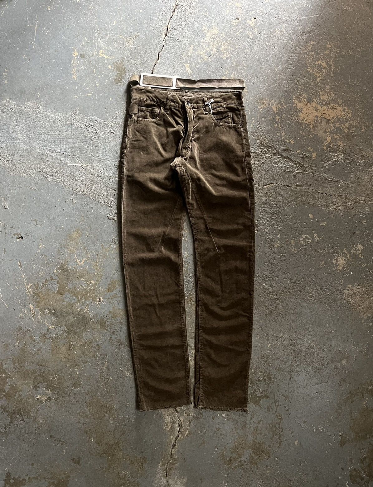 Rick Owens × Rick Owens Drkshdw FW09 “Crust” Velour Detroit Cut | Grailed
