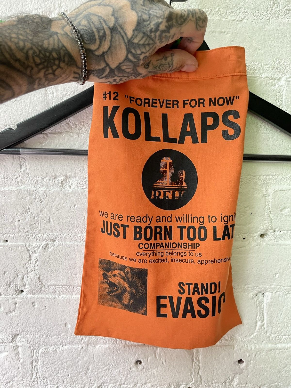 Raf Simons Raf Simons 02 Kollaps Scarf OWNED & Worn TRAVIS SCOTT | Grailed