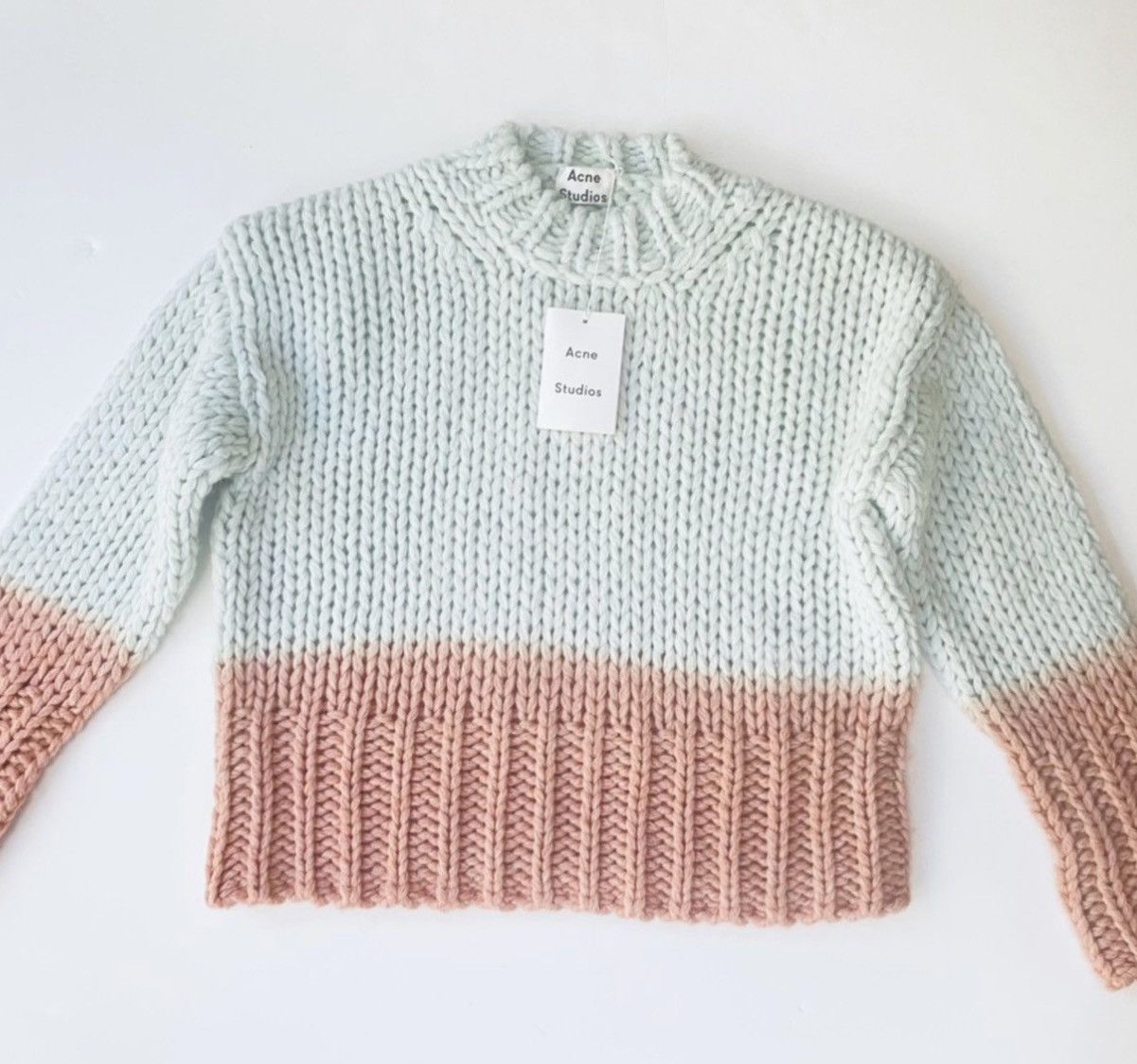 Acne Studios RARE GRAIL acne studios fade pattern mohair sweater | Grailed