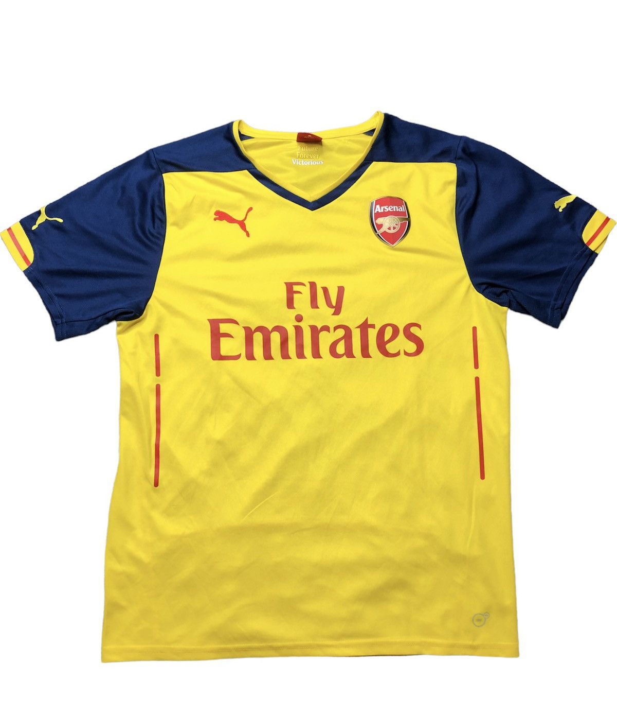 Vintage Puma Arsenal Yellow Soccer Jersey Football Vintage | Grailed