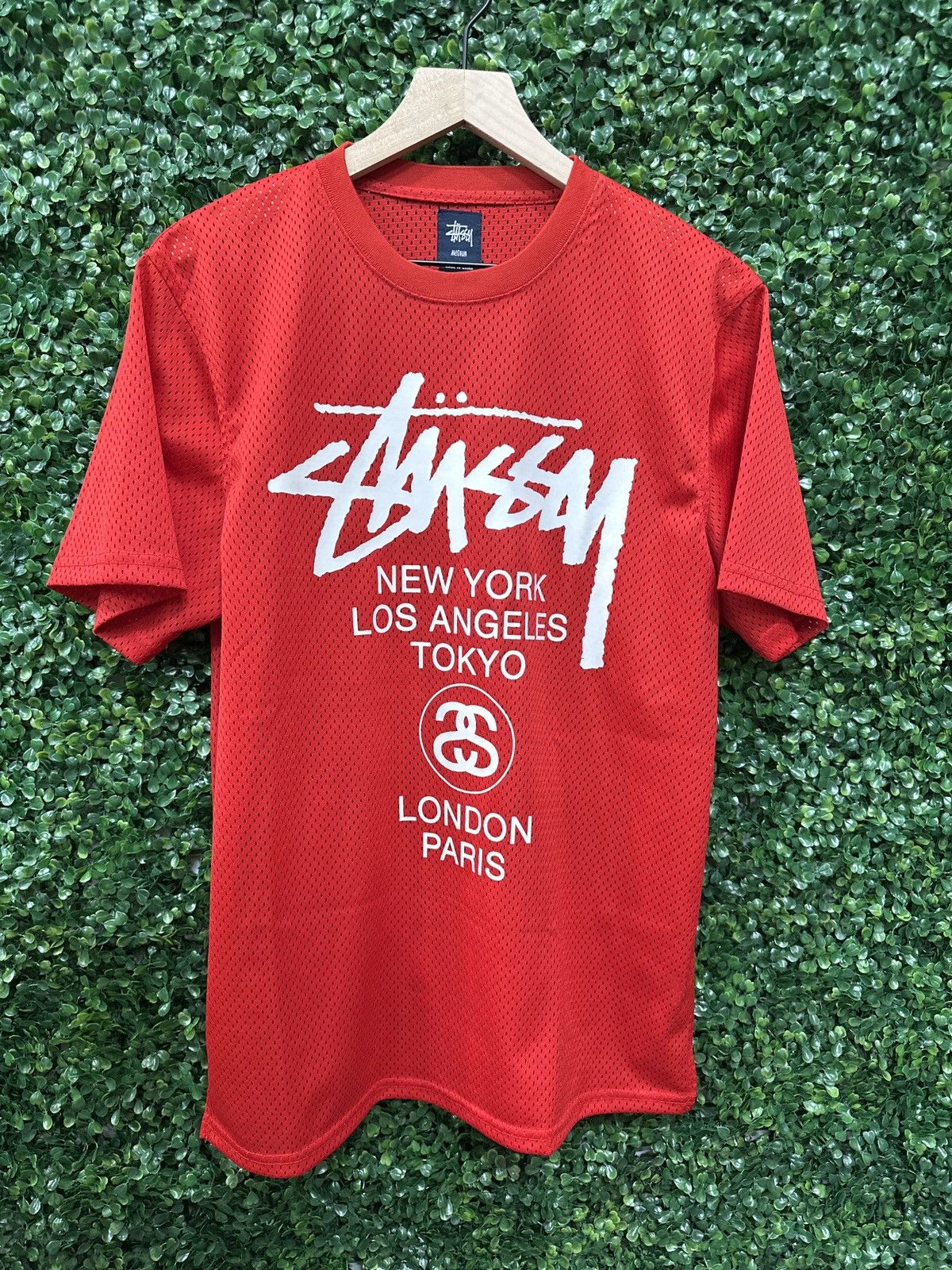 Stussy Stussy red Jersey | Grailed