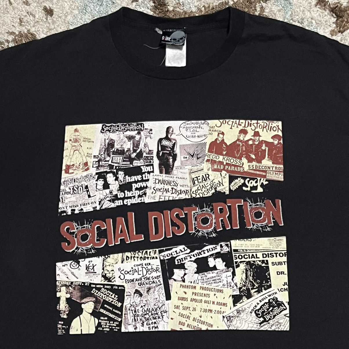 Vintage Vintage Social Distortion Band Shirt Giant Tag Size XL 2000s ...