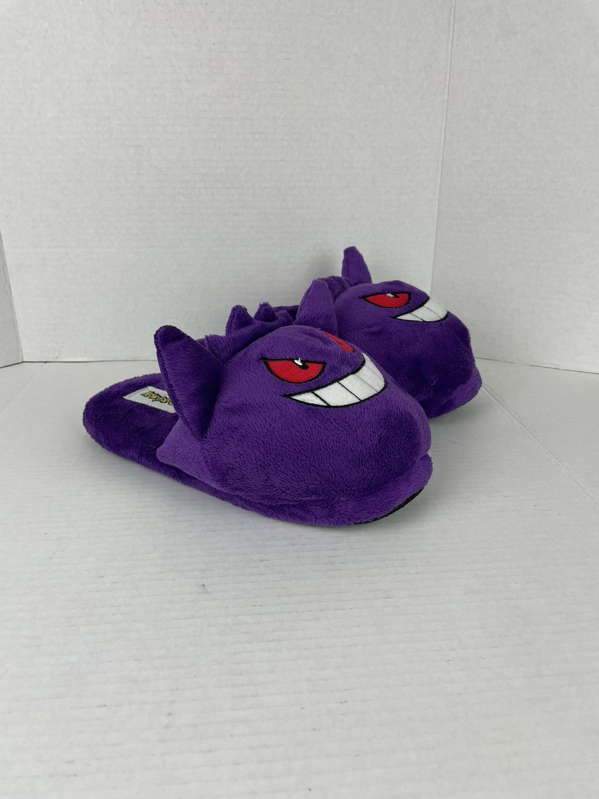 Pokemon 2016 Bioworld Pokemon Gengar Purple Plush Slippers Large | Grailed