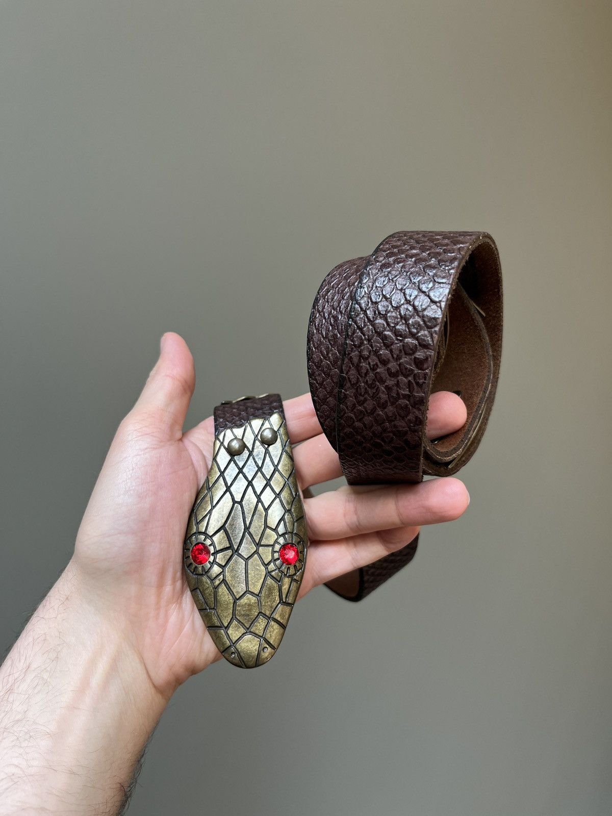 Avant Garde × Vintage Miss Sixty Snake Avant Garde Leather Gucci Style ...