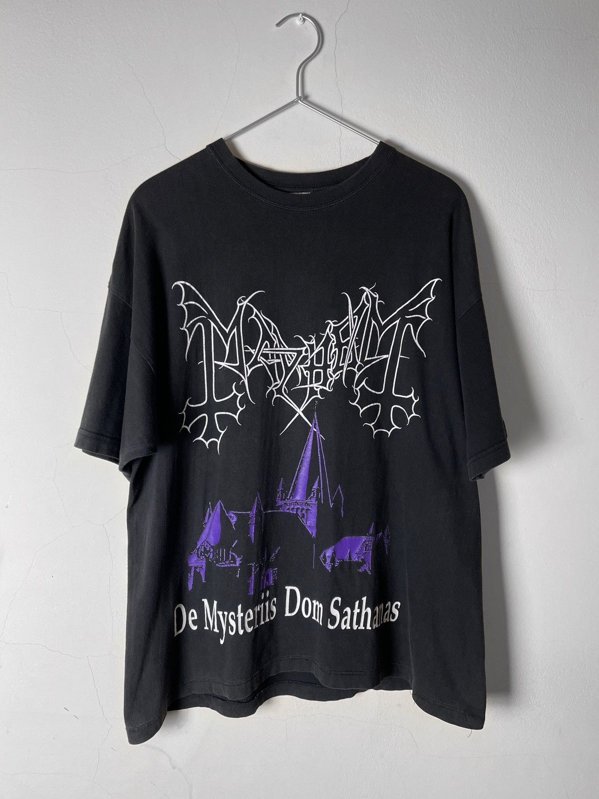 Vintage 90s Mayhem ‘De Mysteriis Dom Sathanas’ Vintage Tee | Grailed