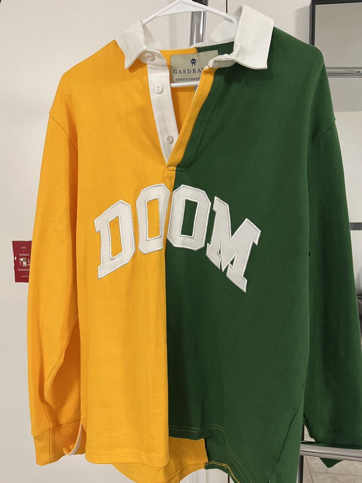 Mf Doom GASDRAWLS MF DOOM RUGBY | Grailed