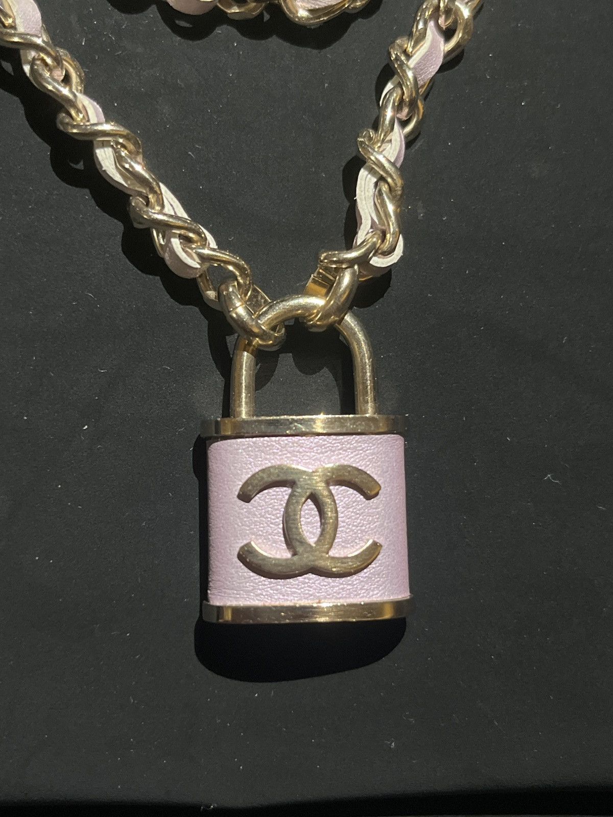 Chanel Chanel lock chain necklace | Grailed