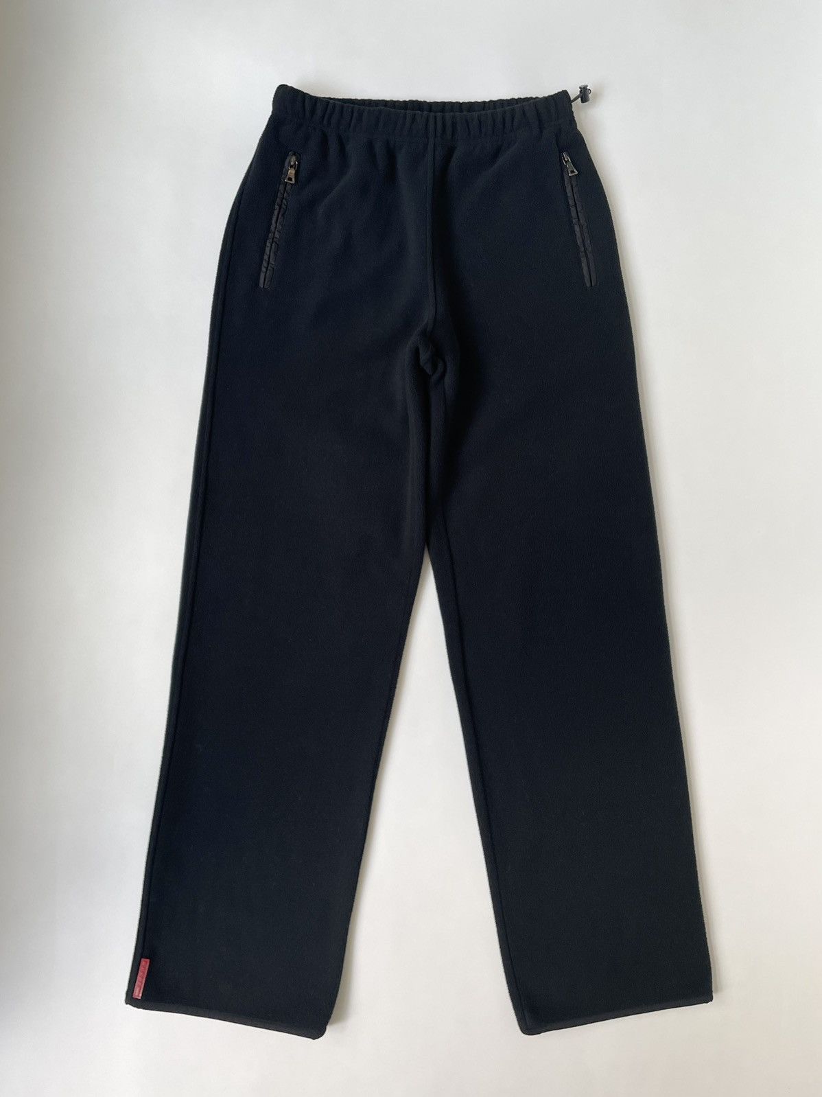 Prada Wide Leg Fleece Sweatpants | Grailed