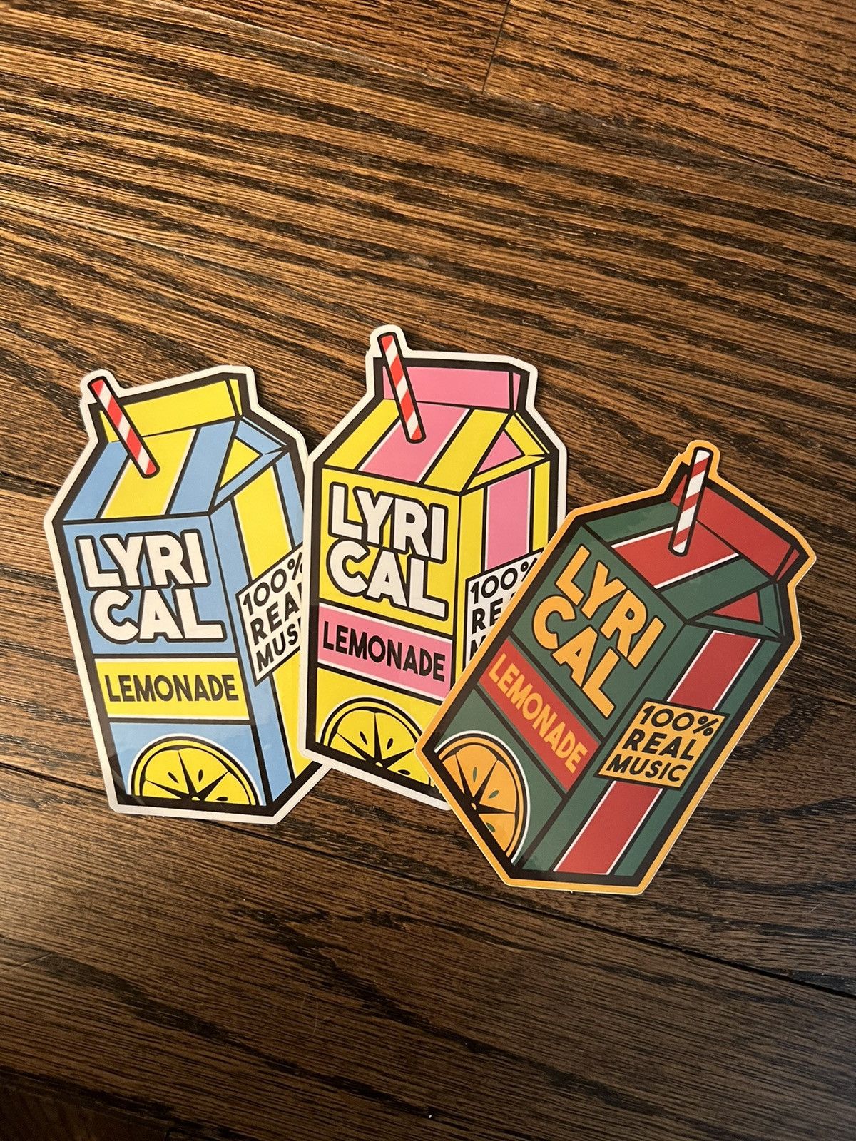 Lyrical Lemonade Lyrical Lemonade Carton Stickers (3 pk) | Grailed