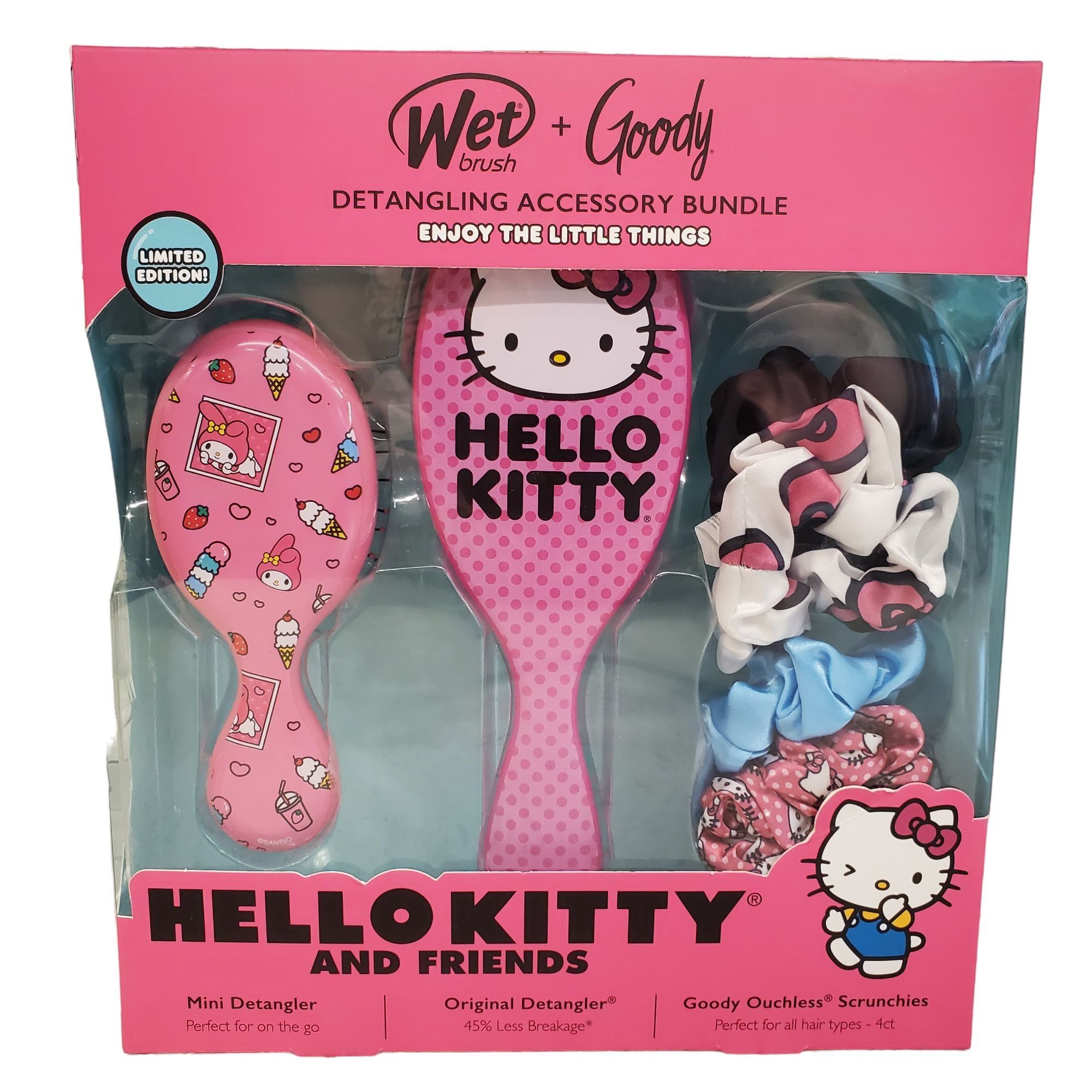 Other Hello Kitty Wet Brush Detangling Accessory Bundle Goody Ouch ...