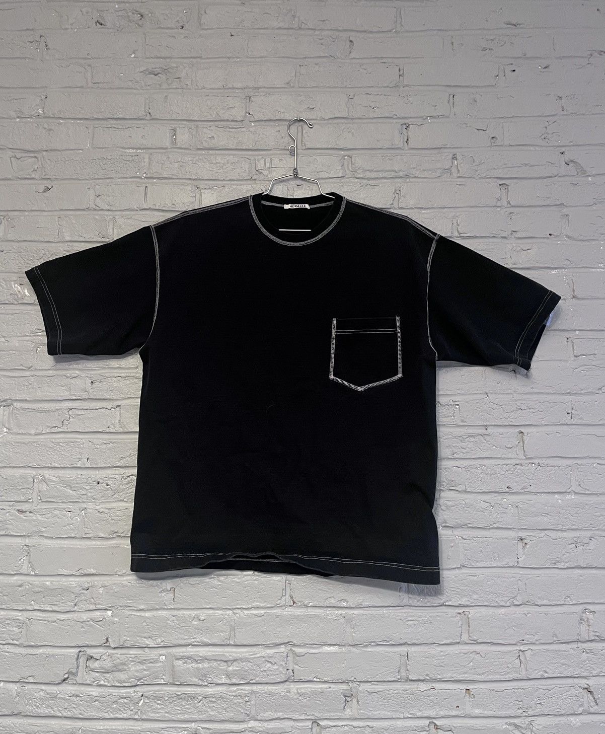 Auralee Auralee Contrast Stitch Tee | Grailed
