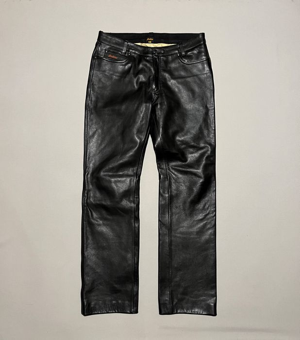 Leather Indian Motorcycles Leather Biker Pants Kanye Asap Rocky | Grailed
