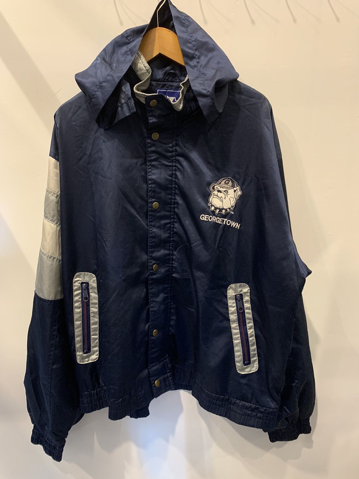 Starter × Vintage Vintage 90’s Starter X Georgetown windbreaker jacket ...