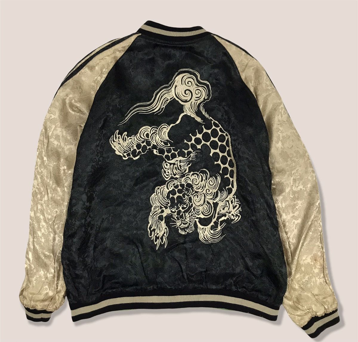 Vintage Vintage Japanese Souvenir Sukajan Rayon Reversible Jacket | Grailed