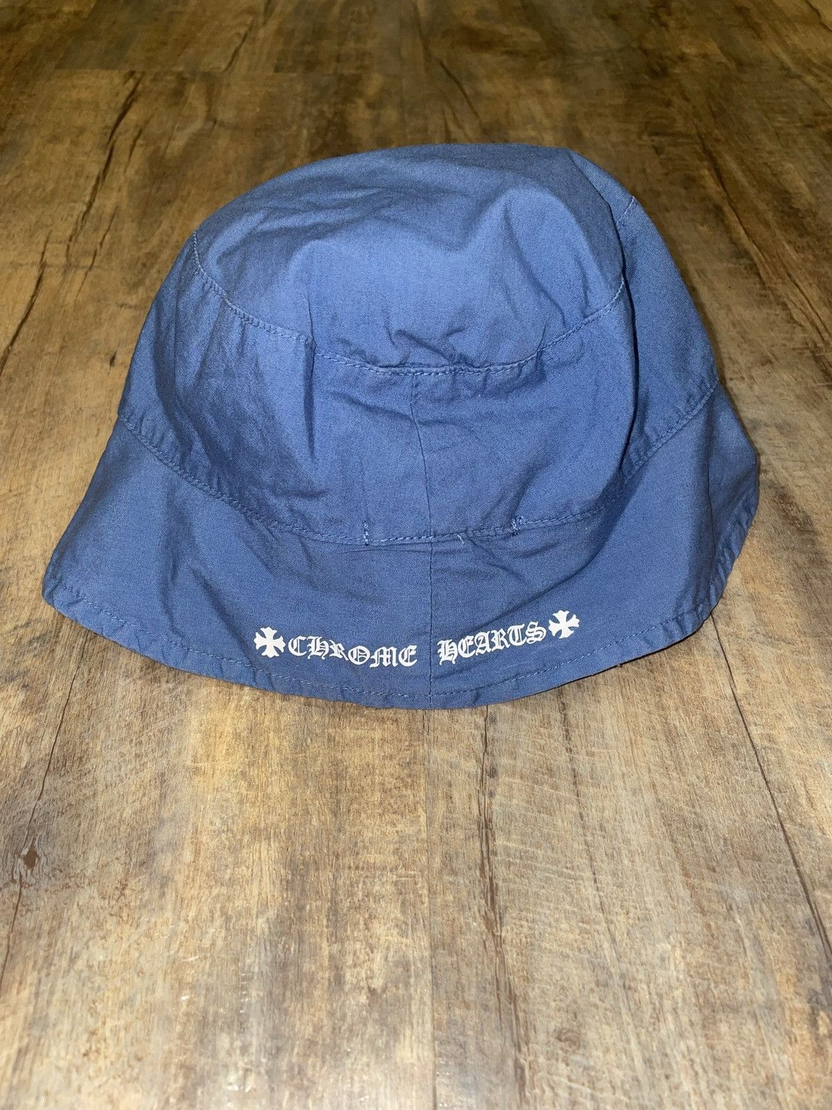 Chrome Hearts RARE Chrome Hearts Dagger Logo Kids Bucket Hat Baby Blue ...