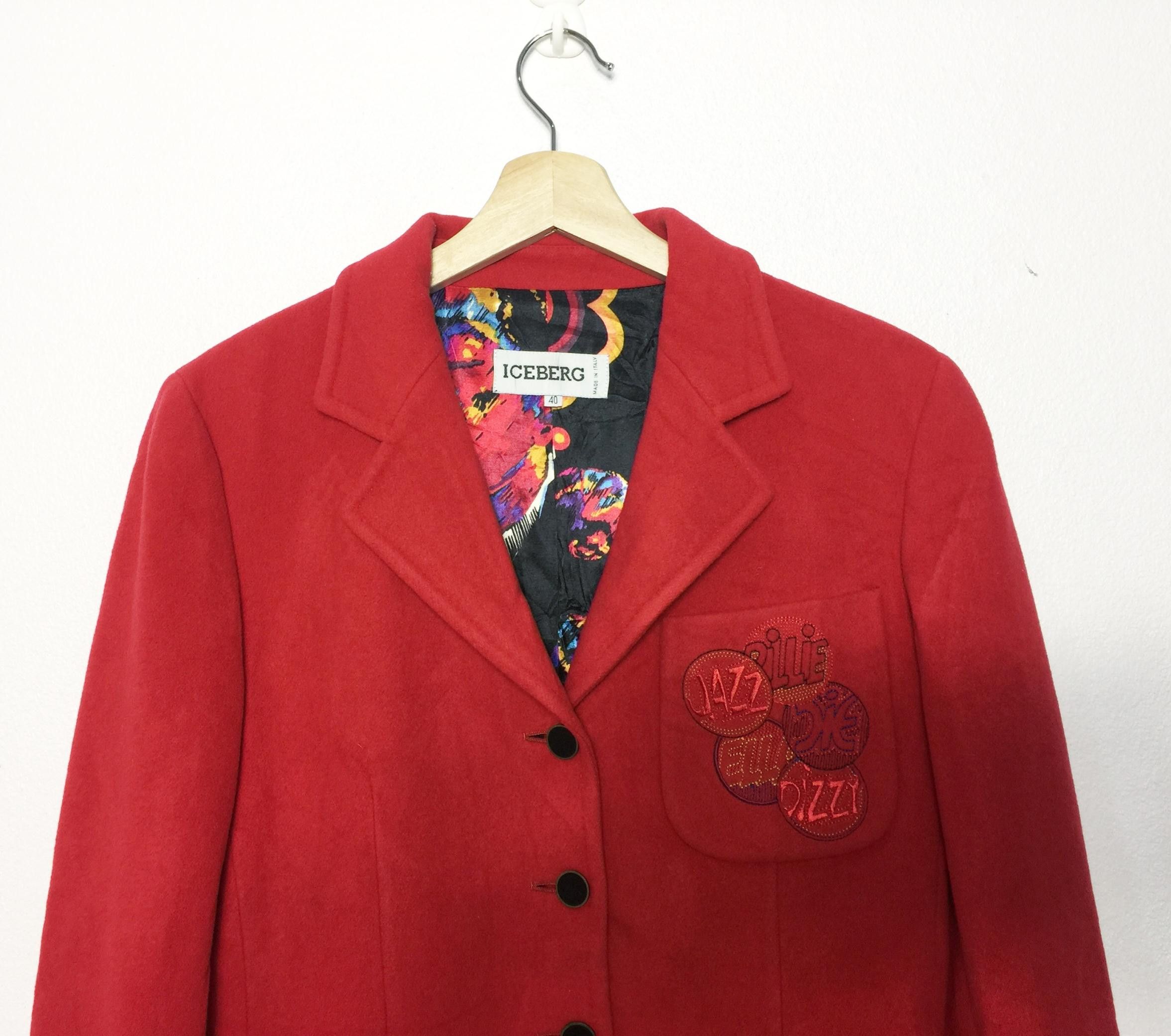 Iceberg Rare Iceberg Wool Jacket Coat Made in Italy / Nice Design | Grailed