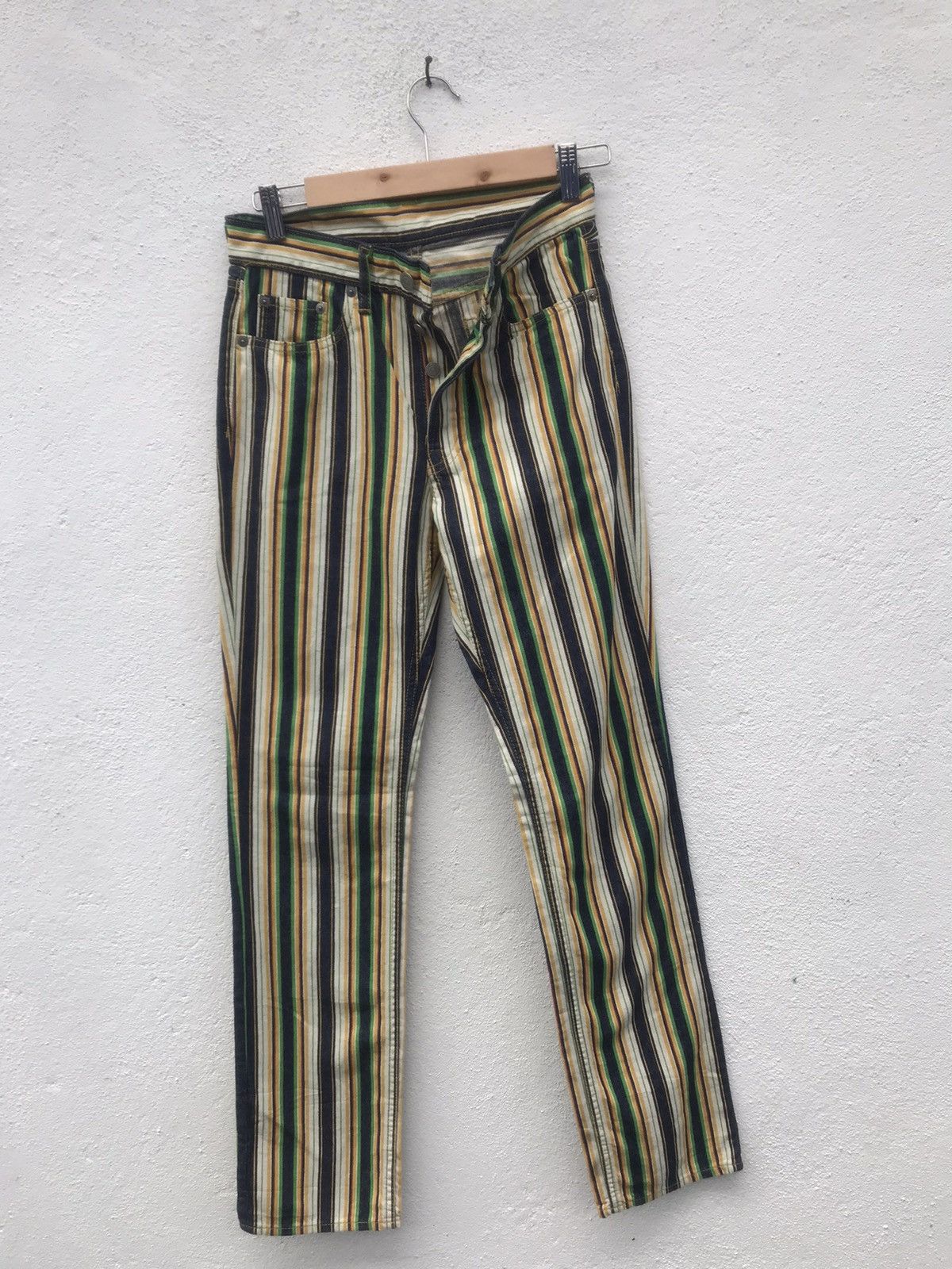 Designer MADE IN JAPAN TRISSH Stripe Multicolor Jeans | Grailed