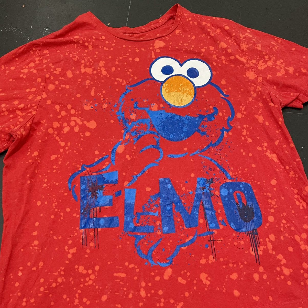 Art × Streetwear × Vintage ELMO sesame street art graffiti puppet | Grailed