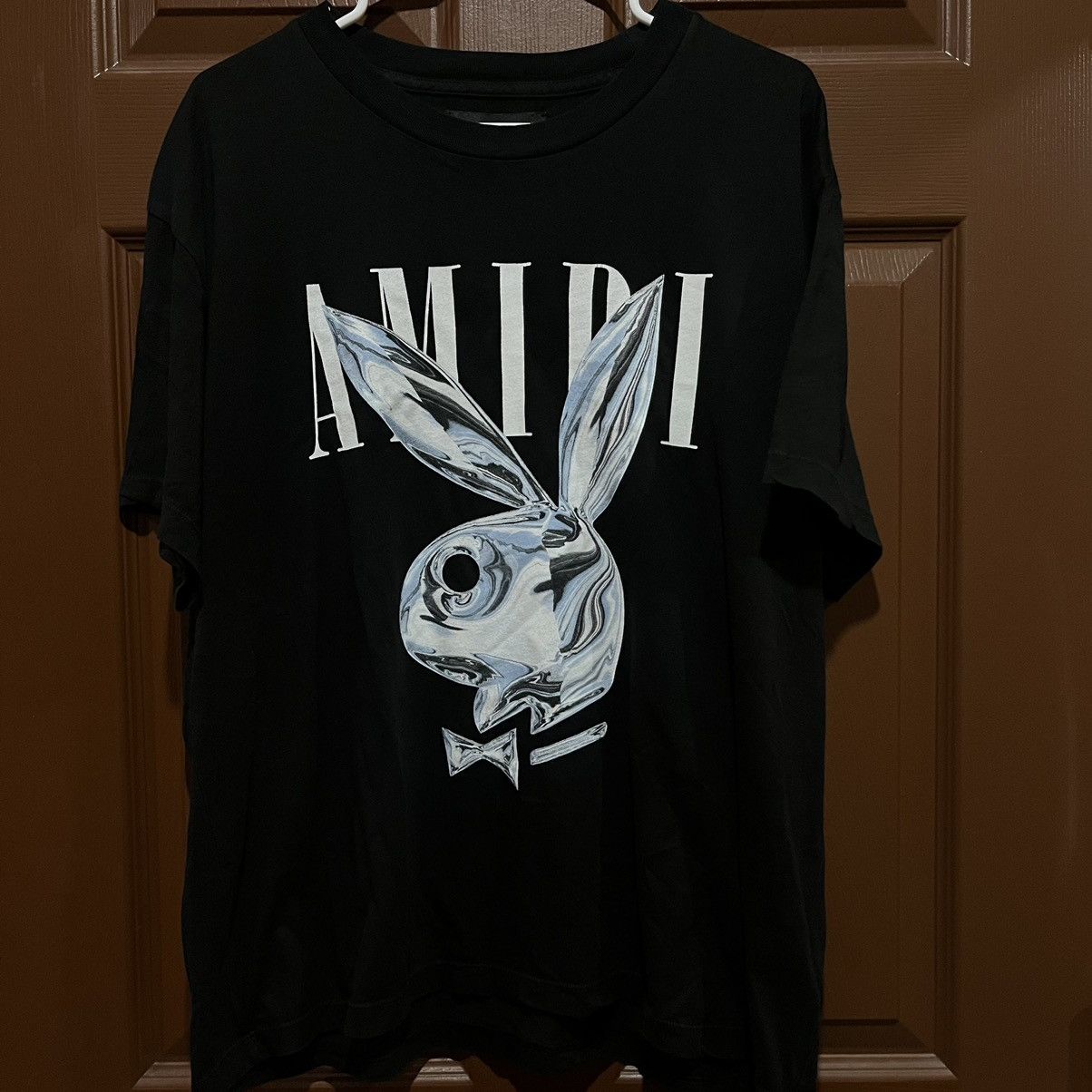 Amiri Amiri Playboy Metallic Bunny Tshirt | Grailed