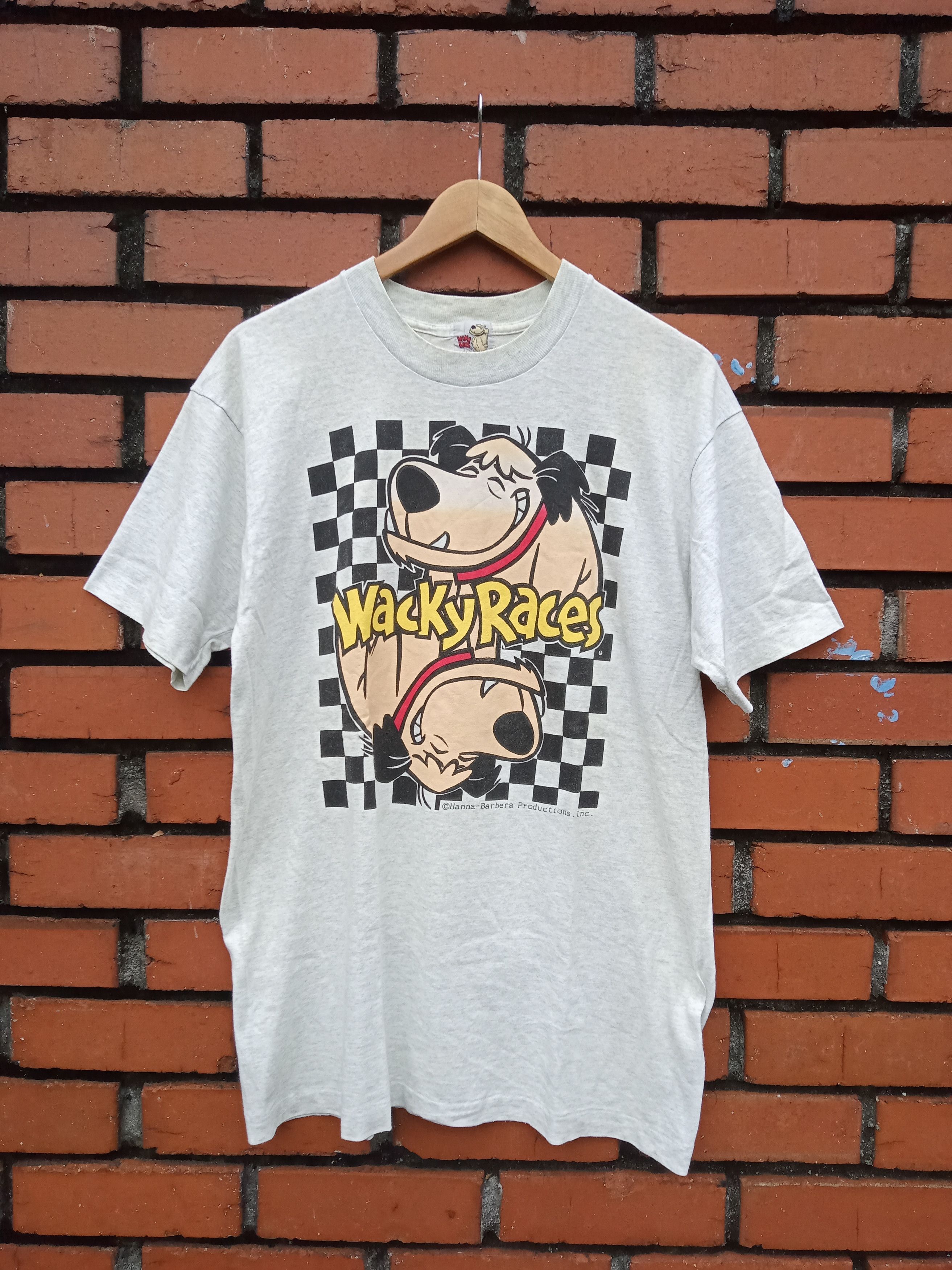 NASCAR Rare💥Vintage Wacky Races Muttley Big Print Tees | Grailed