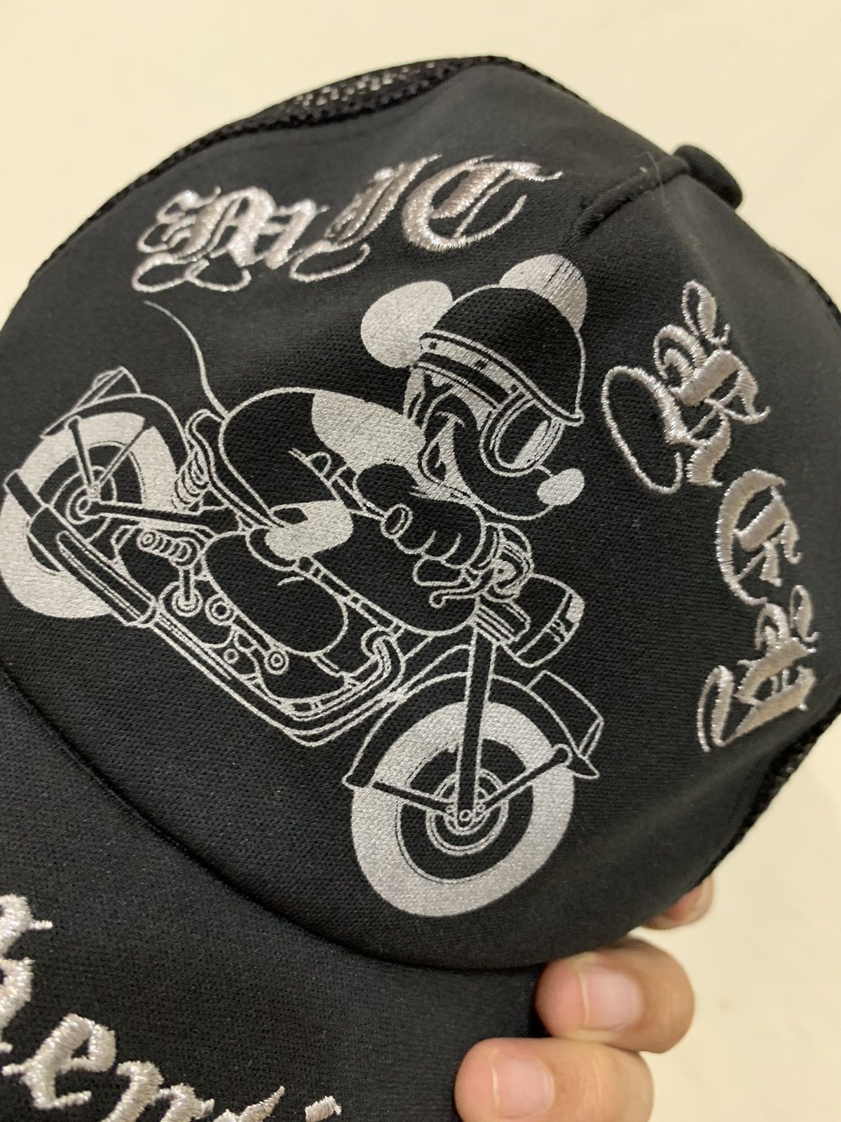 Disney × Mickey Mouse MICKEY MOUSE BIKER TRUCKER SNAP BUTTON TRUCKER ...