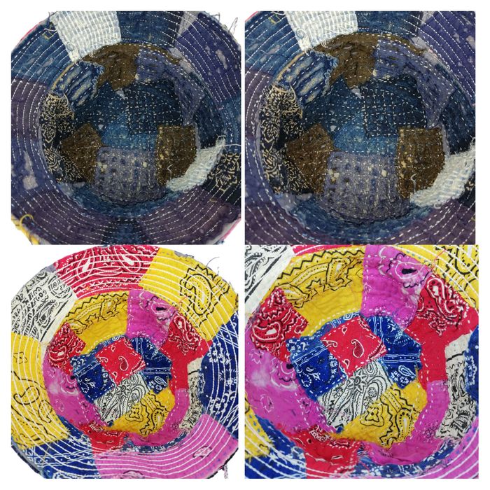 Distressed Denim 🔥Design ICT Visvim Bandana Panel Tulipa Hat Reversible ...