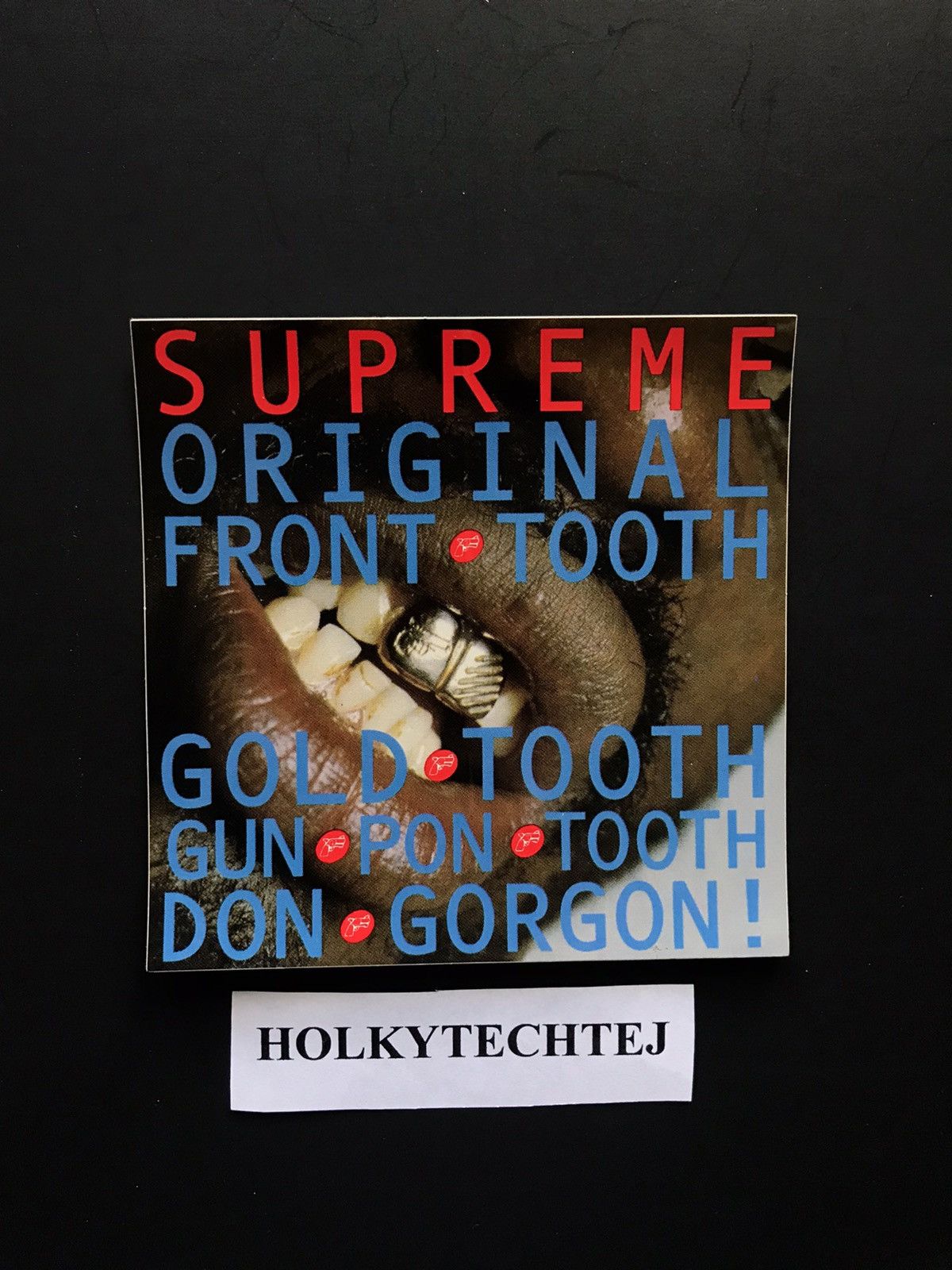 Supreme Supreme Front Tooth Sticker | Grailed