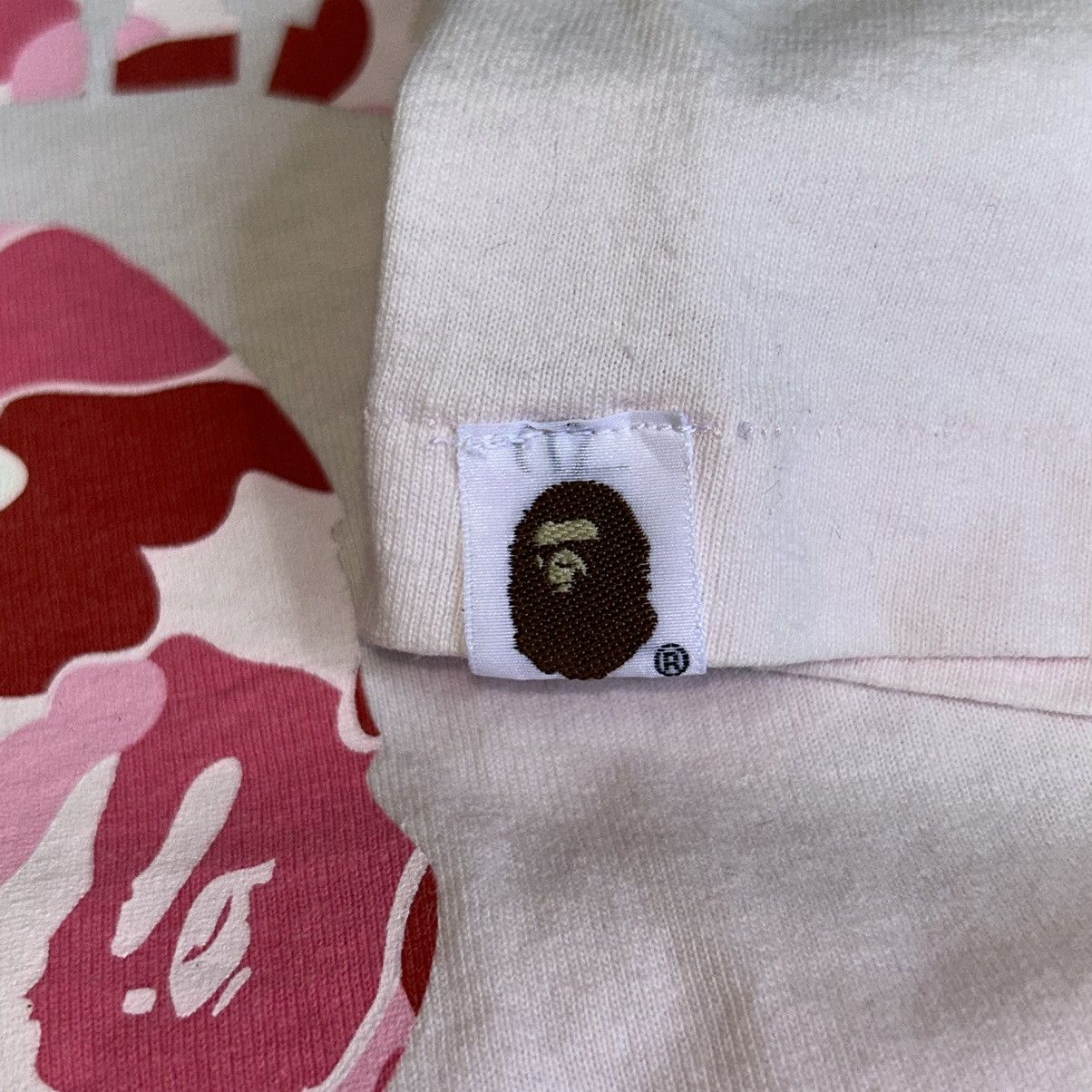 Bape ABC Camo College Tee | Grailed