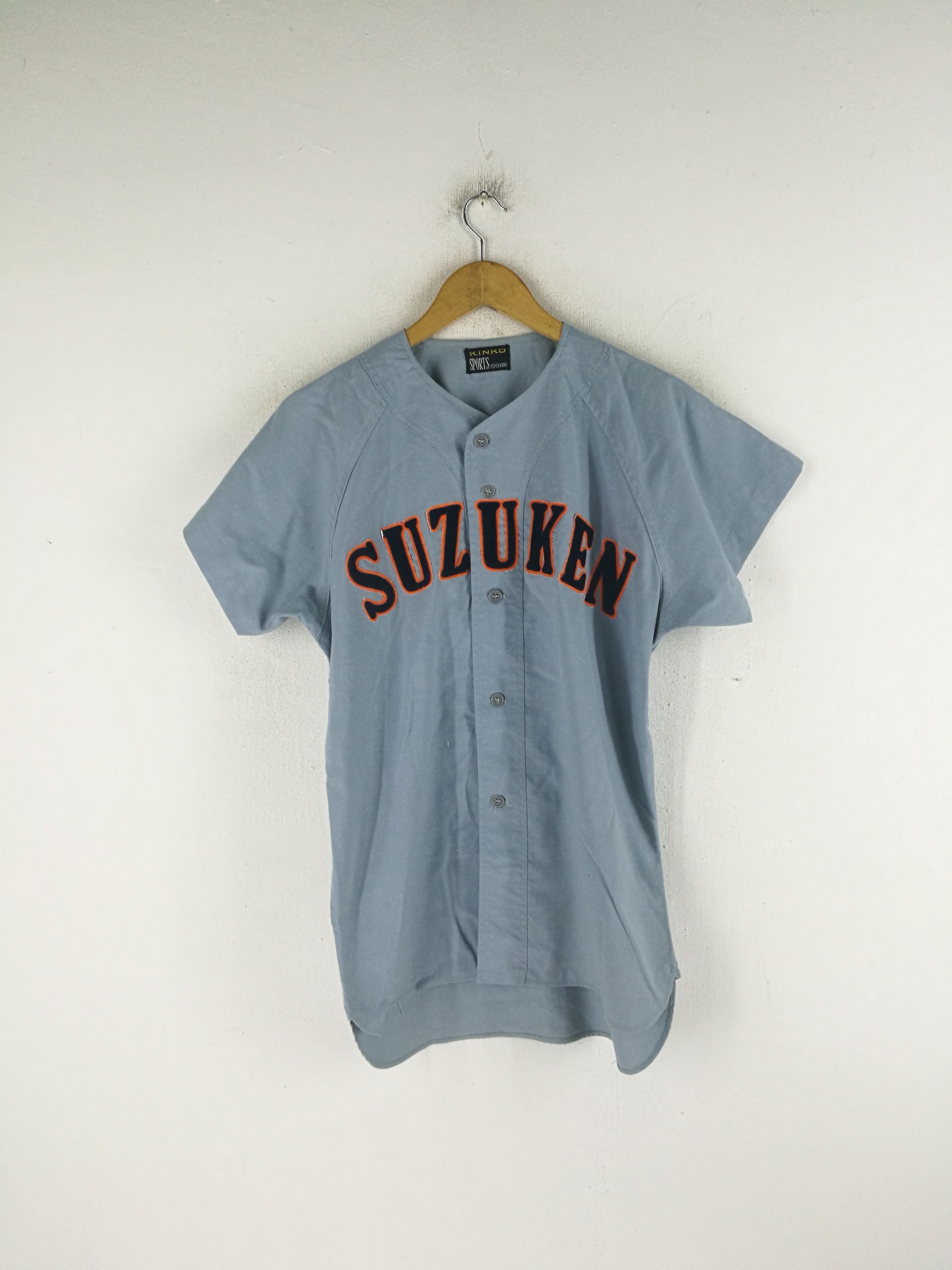 Japanese Brand Vintage Chambray Baseball Jersey Suzuken no 7 Made in Japan | Grailed