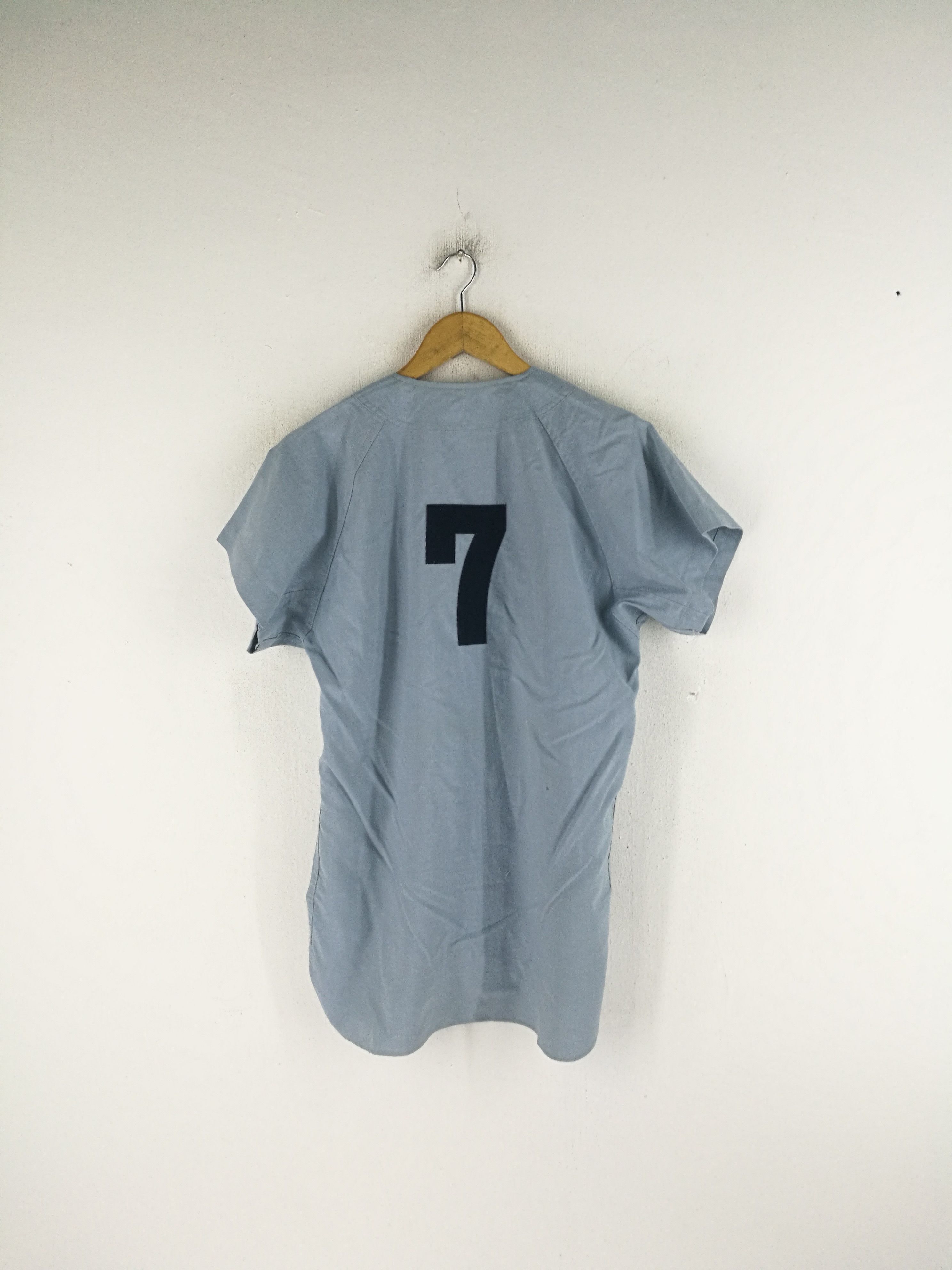 Japanese Brand Vintage Chambray Baseball Jersey Suzuken no 7 Made in ...