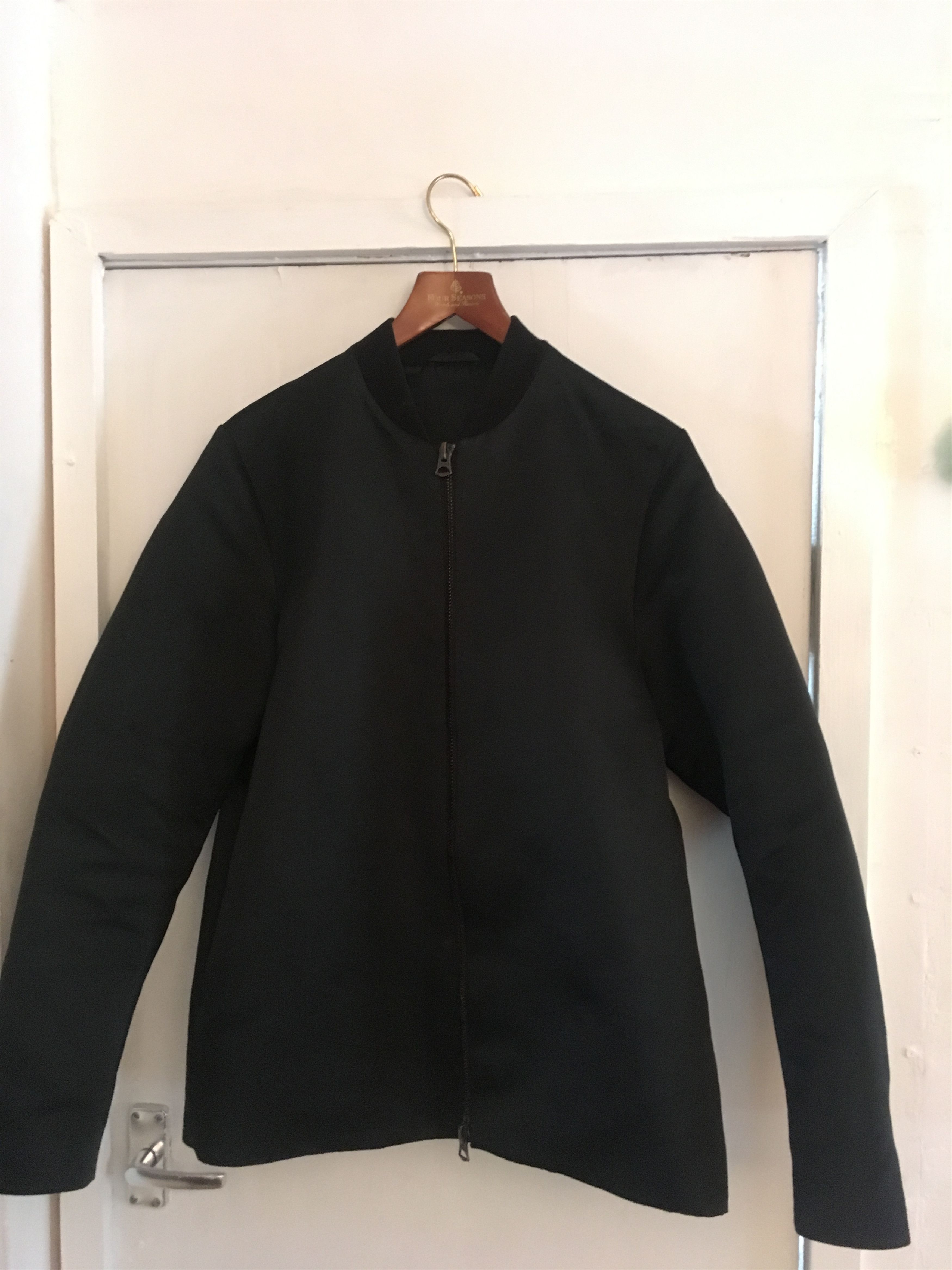 Acne Studios Martyn Black Bomber Jacket | Grailed