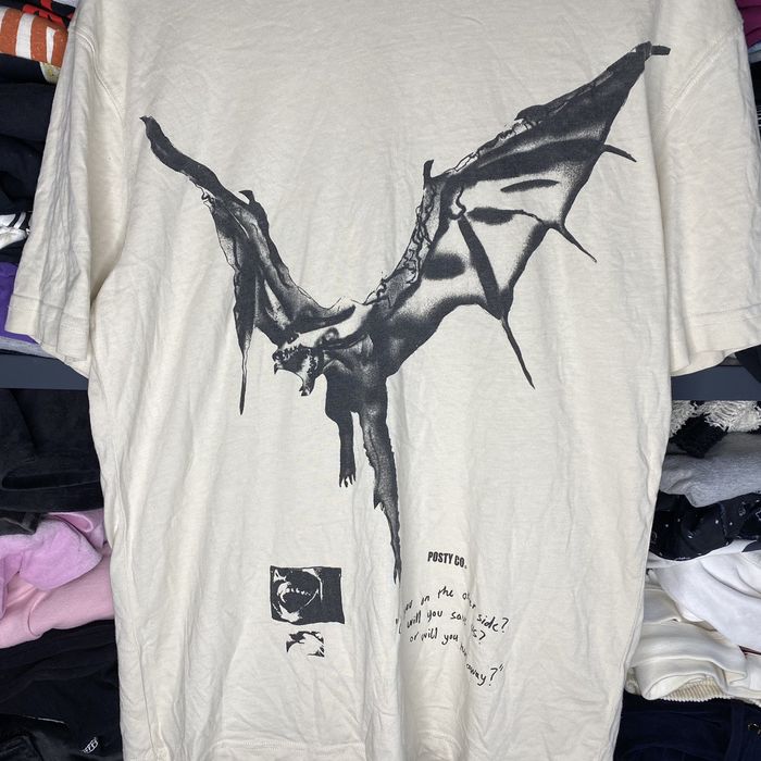 Band Tees POST MALONE SCREAM DRAGON DEMON POSTY CO. T SHIRT | Grailed