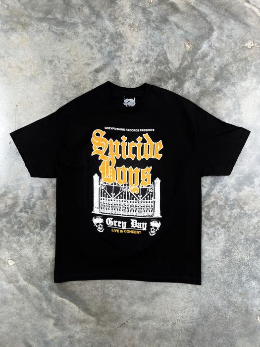 Pouya & $uicideboy$ Merch G59 Suicideboys Grey Day Tour Tee Black XL 🥣 ...