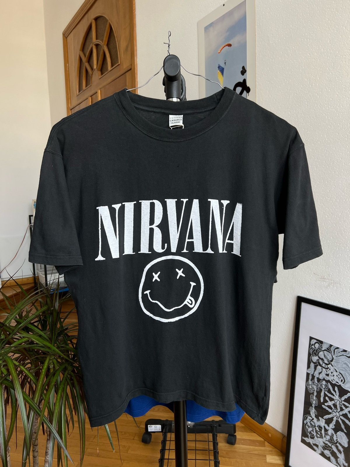 Band Tees × Nirvana × Vintage Vintage Nirvana Smiley Face Band Tee ...