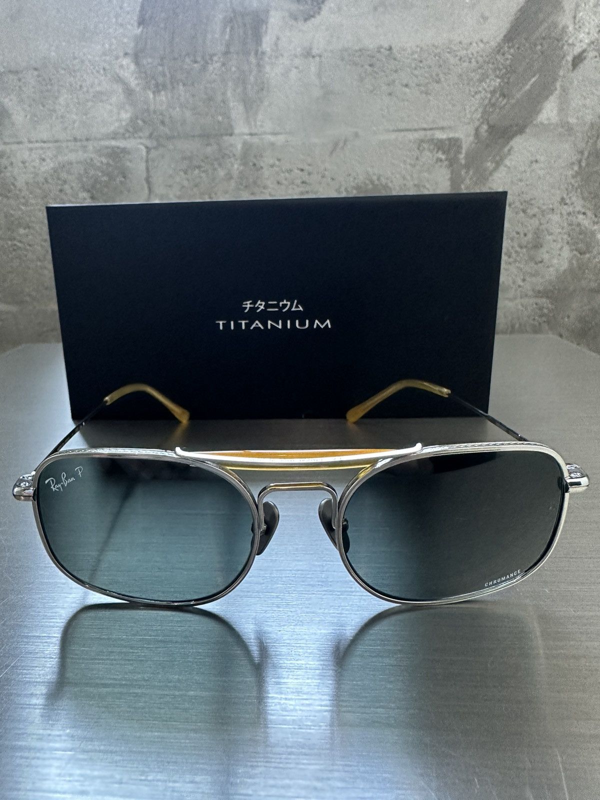RayBan NEW Ray Ban 8062 Polarized Chromance TITANIUM Made In Japan ...
