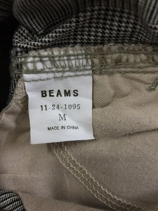 Beams Plus Beams Cargo Houndstooth Slim Fit Pants | Grailed