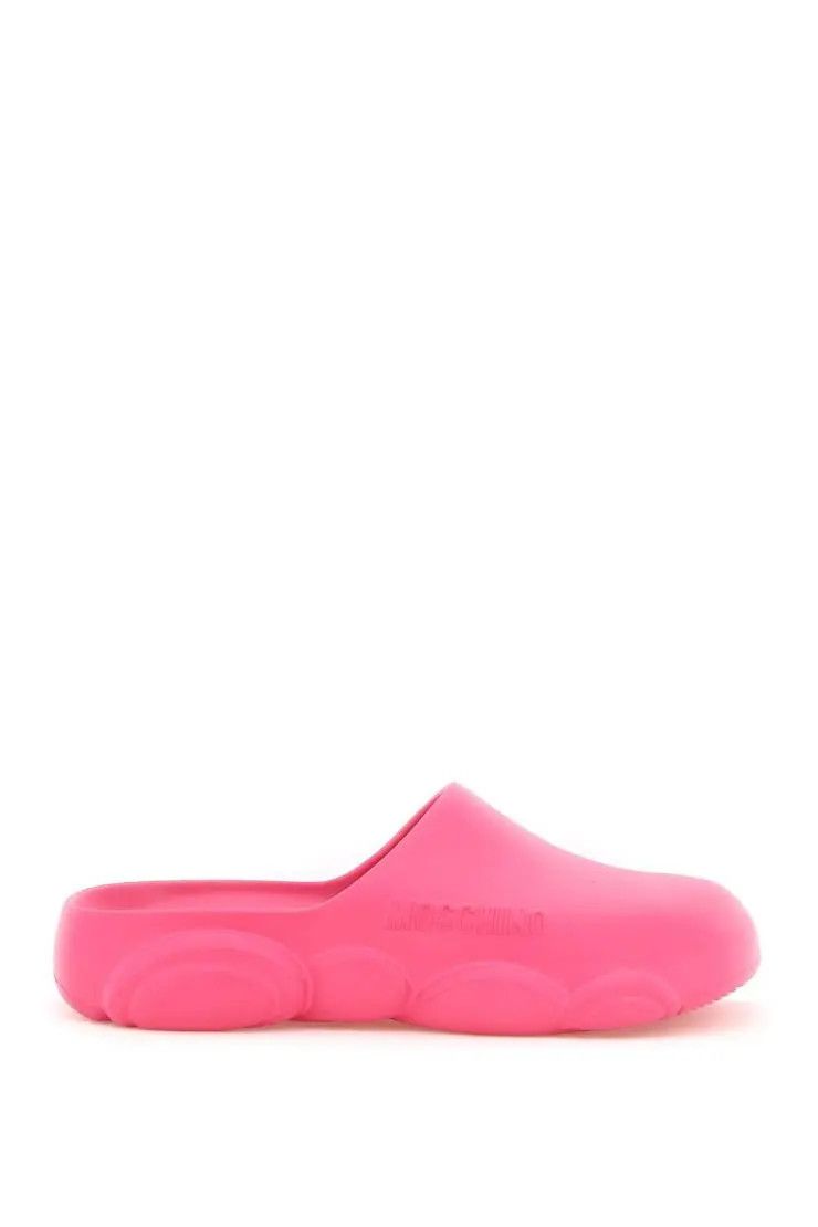 Moschino o1s22i1n0523 Clogs in Fuchsia | Grailed