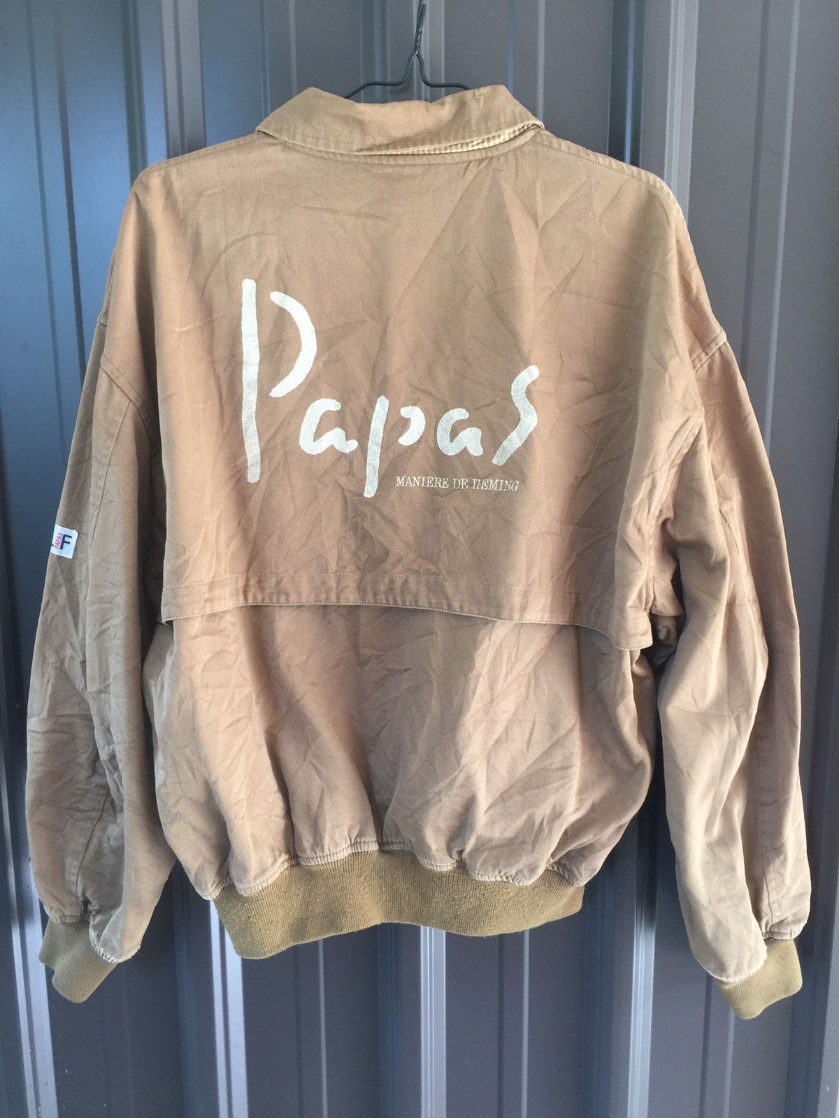 Bomber Jacket × Japanese Brand × Streetwear 🔥Papas Big Logo Nice Design ...