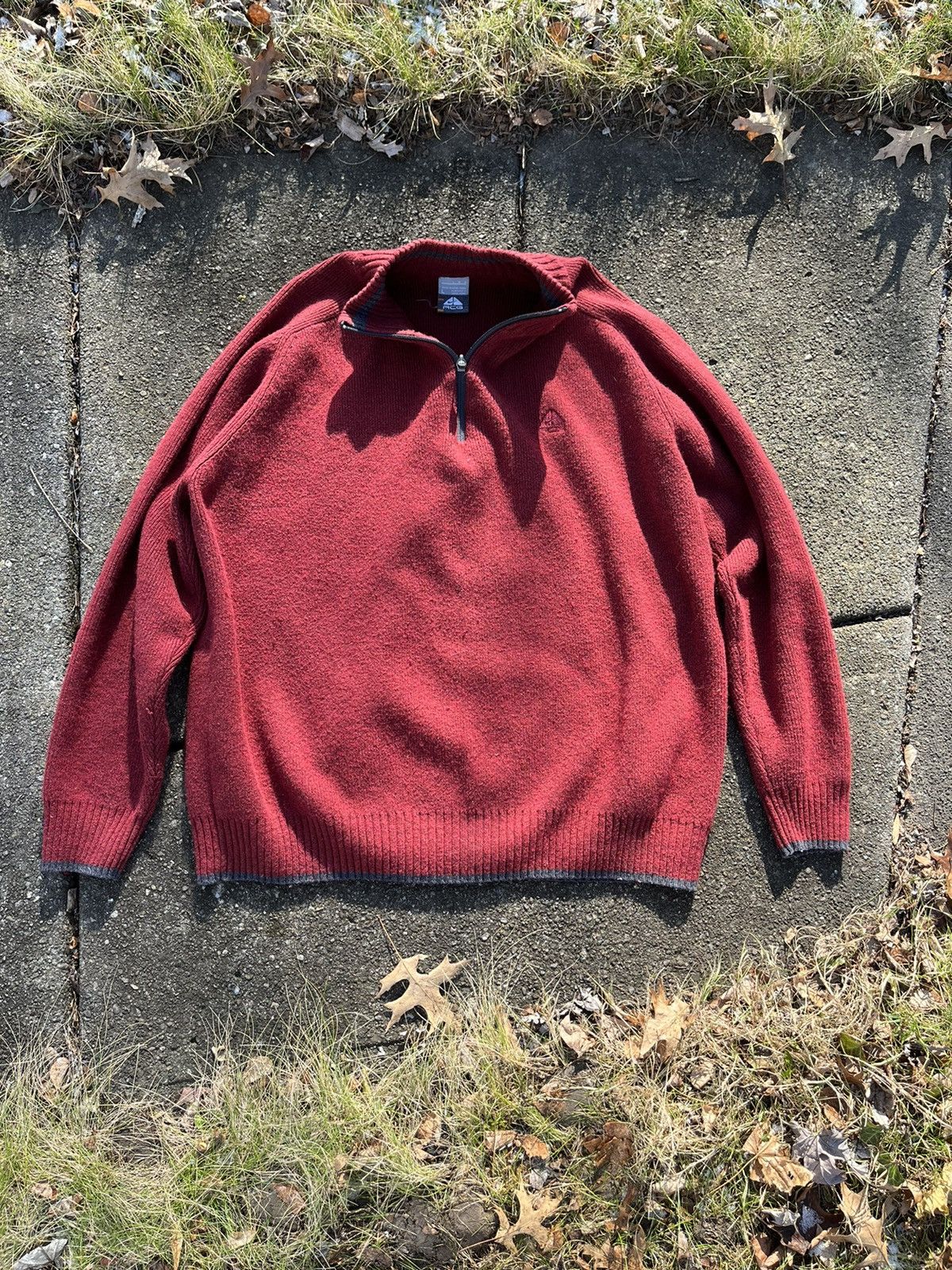 Nike Nike ACG Red Half-Zip Sweater | Grailed