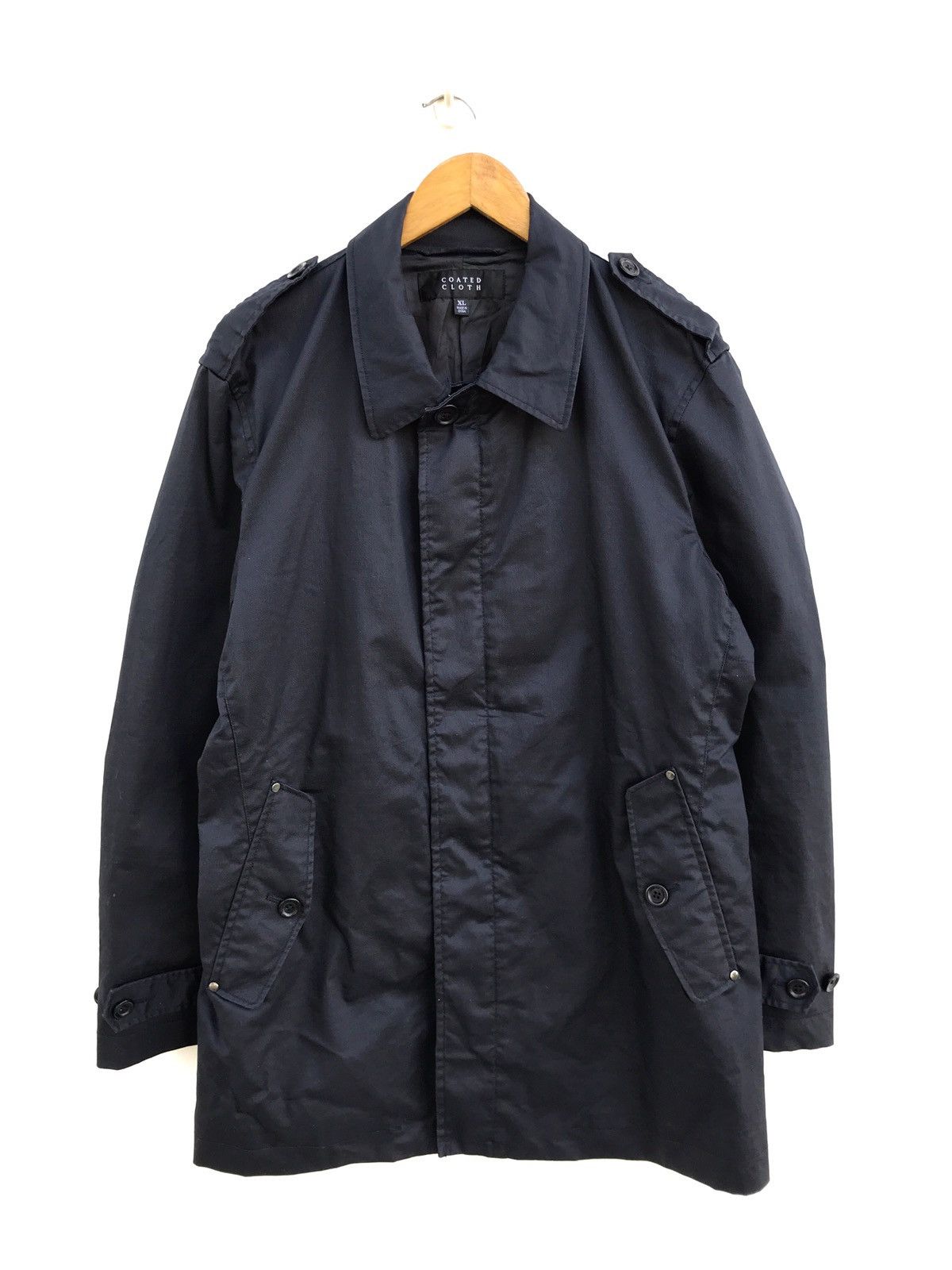 Uniqlo Uniqlo Coated Cloth Long Jacket Parka | Grailed