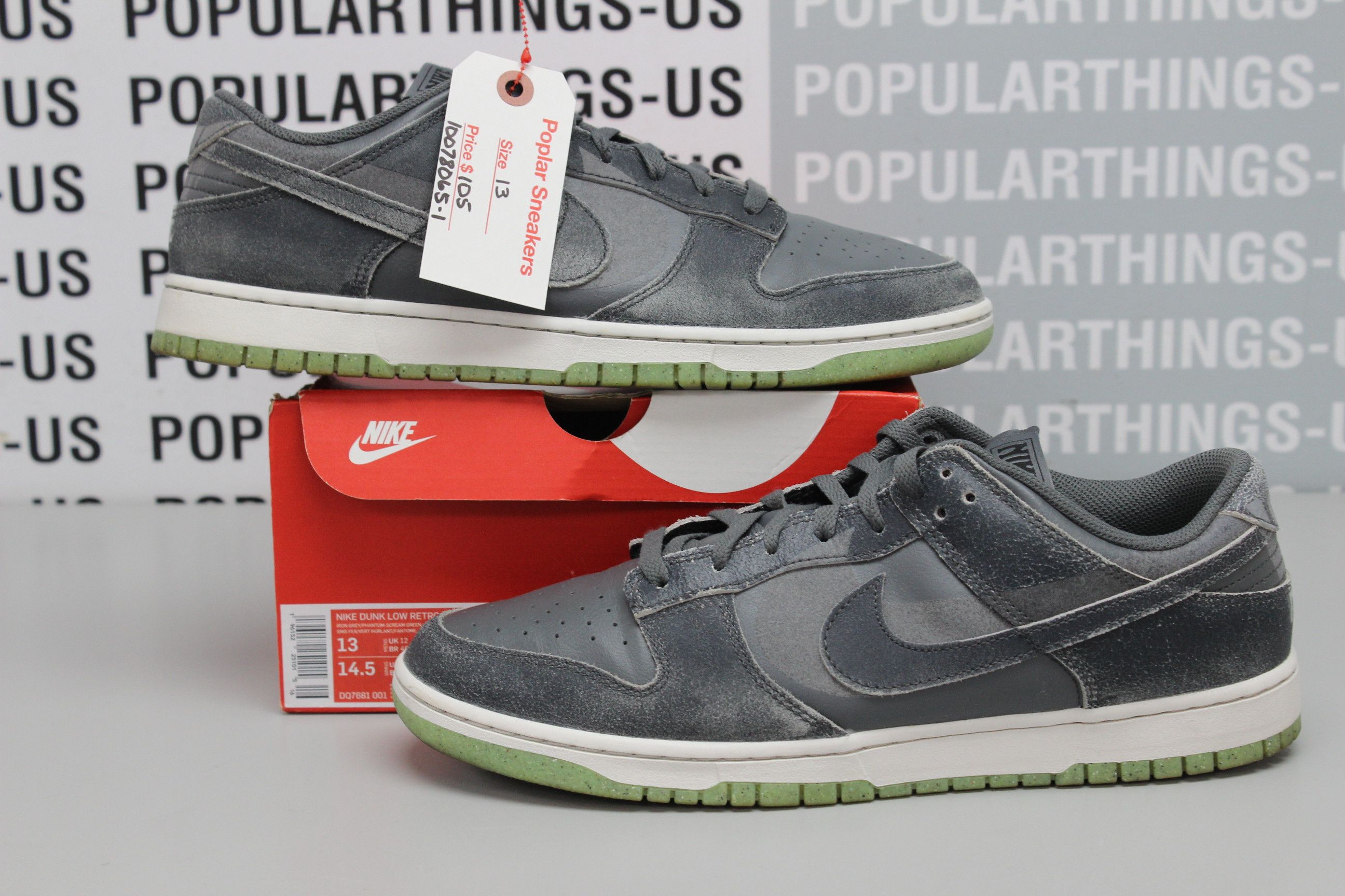 Nike Dunk Low Retro PRM Scream Green Sz 13 | Grailed