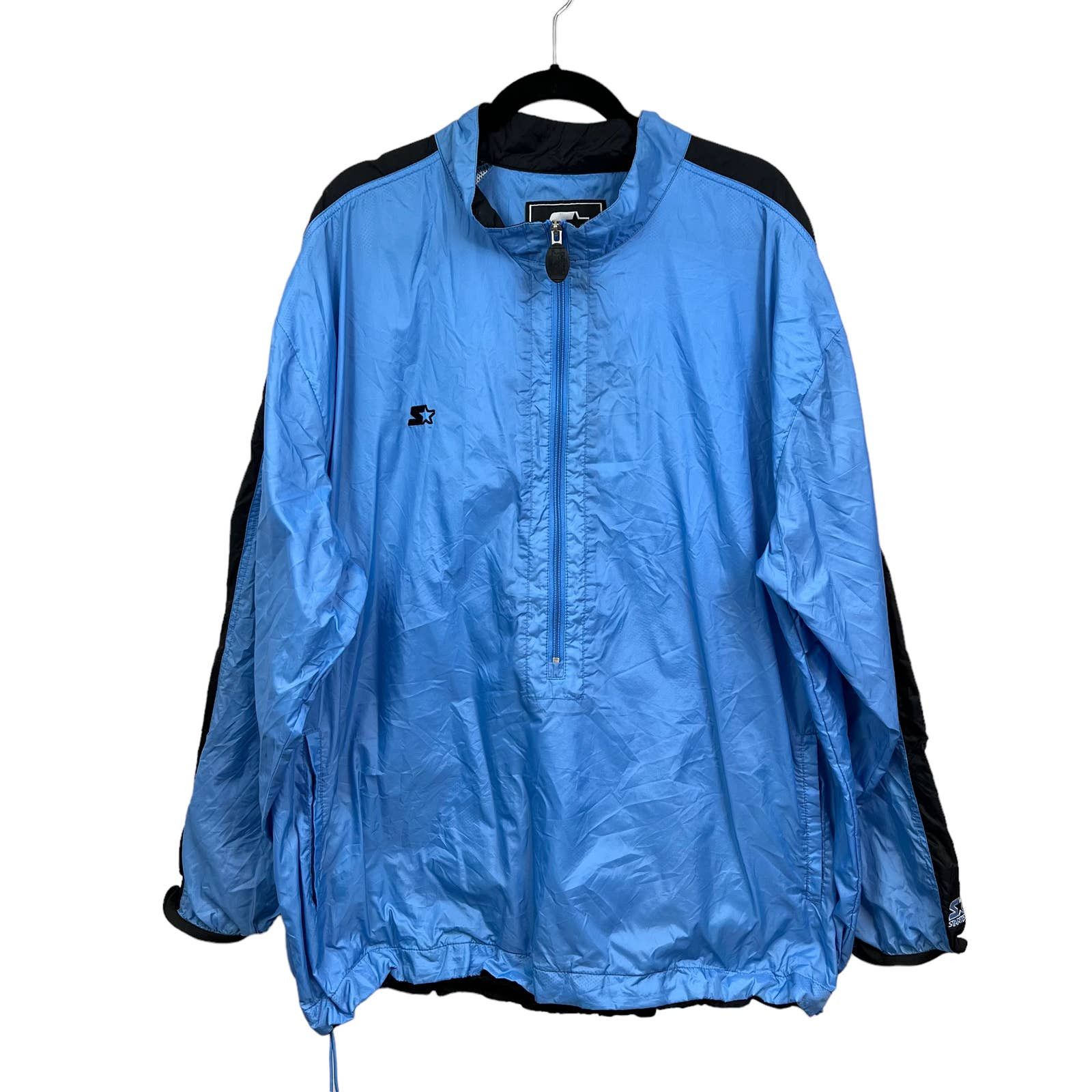 Starter Starter Windbreaker Jacket Breathable 3/4 Mesh Lined Full Zi ...