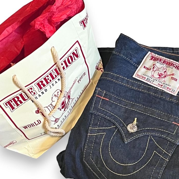 True Religion True Religion Billy Size 30W 34L Blue Jeans, NEW RN ...