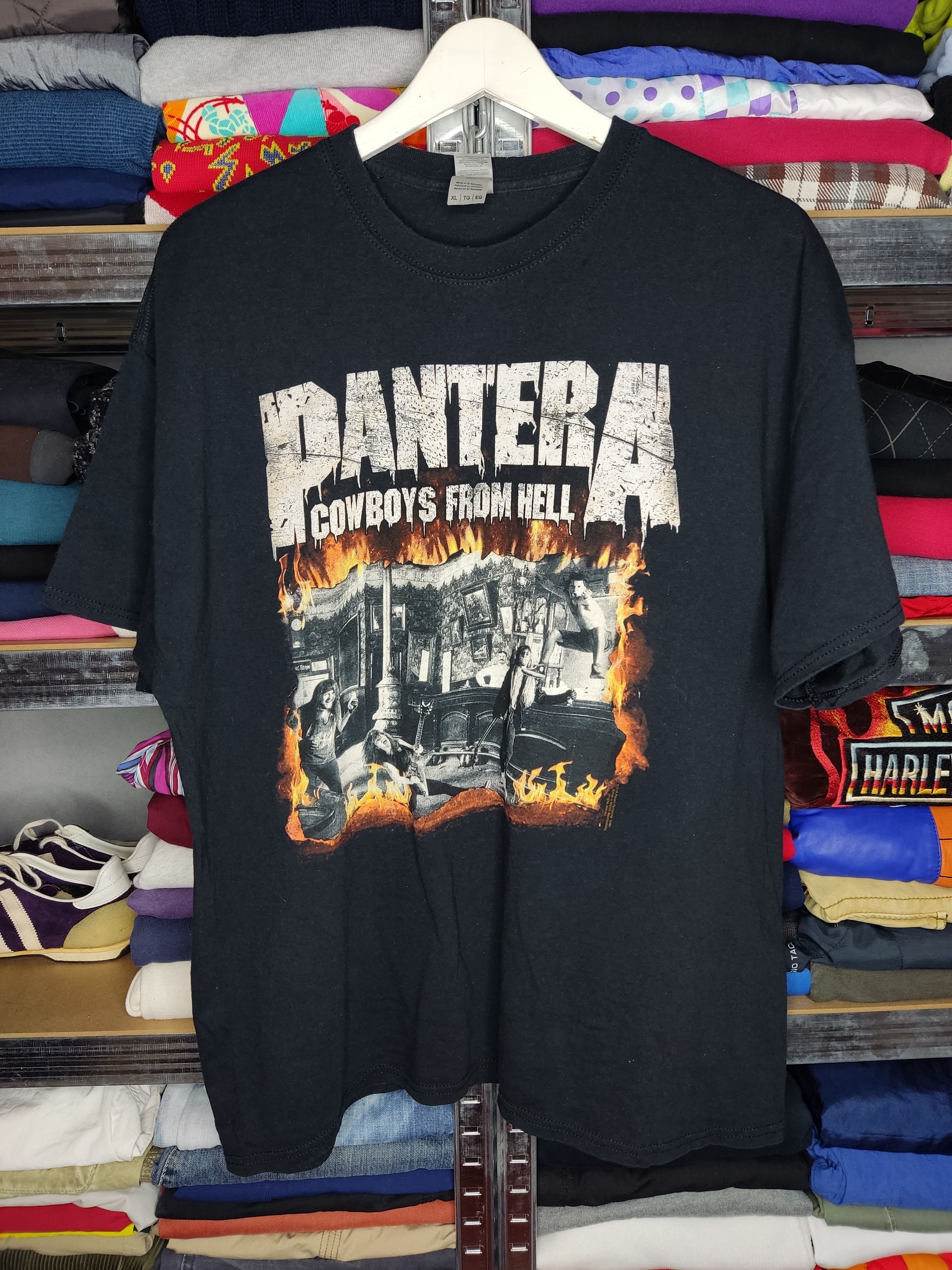 Band Tees 🔥 Pantera Fire Cowboys From Hell 2018 | Grailed