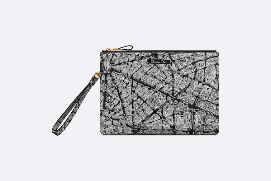 Dior DIOR MAP LARGE DAILY POUCH | Grailed