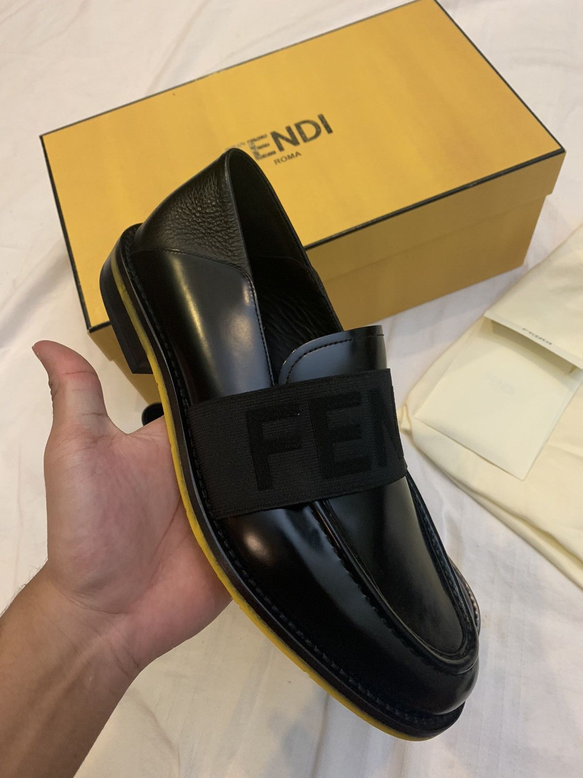Fendi Fendi loafer leather | Grailed