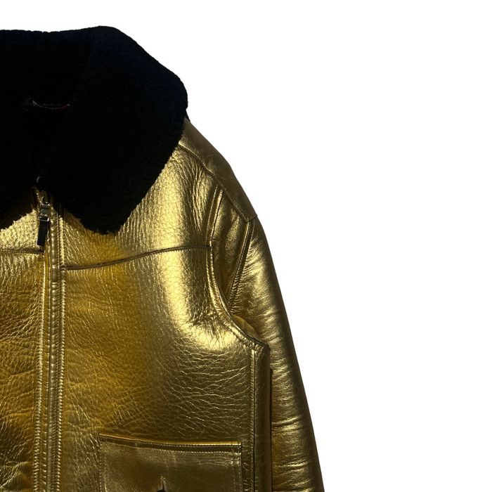 Ralph Lauren RLX Leather Shearling lined jacket | Grailed